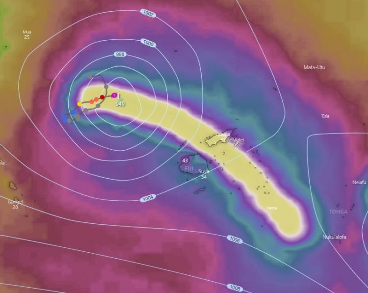 Cyclone Season again; this time it's Yasa heading for us. - MixFM